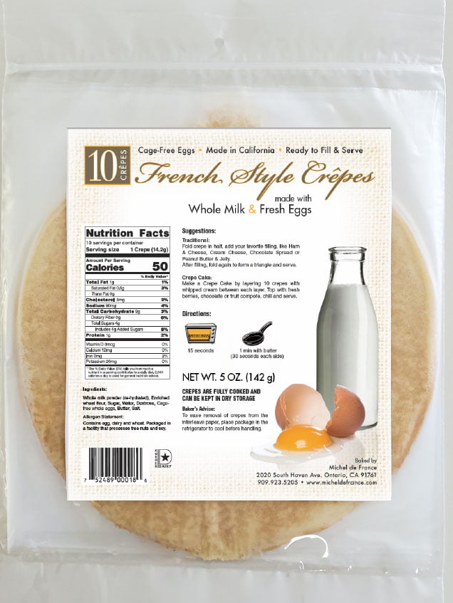 Buy French-Style Crêpes Online, Bulk and Retail Orders Available